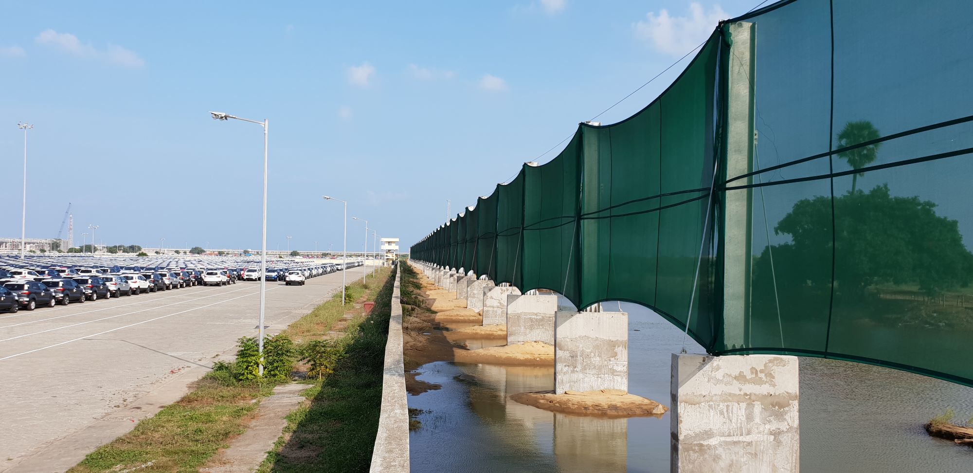 Dust Control & Wind Control Fence Manufacturer in Ghaziabad, India